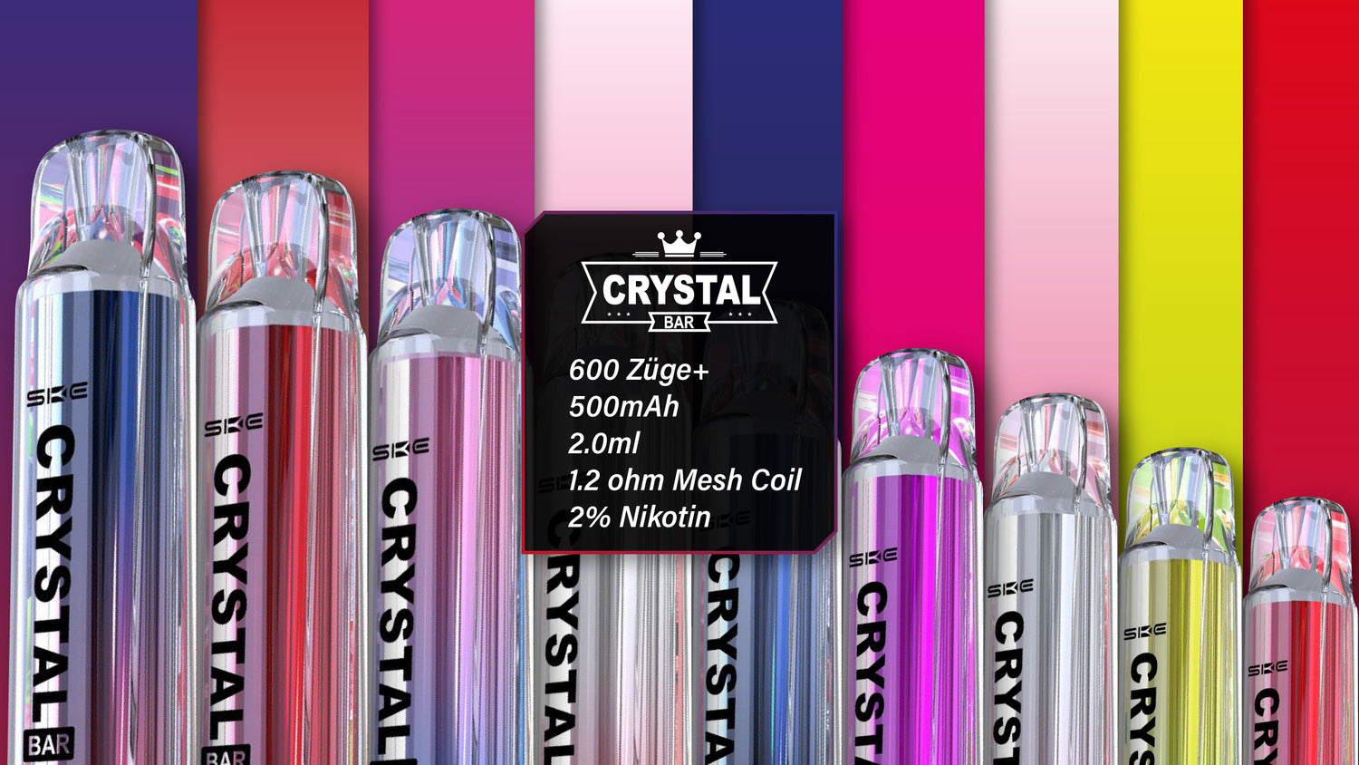 SKE Crystal Bar, SKE Crystal Plus & Pods kaufen | Crystalbar24 ...